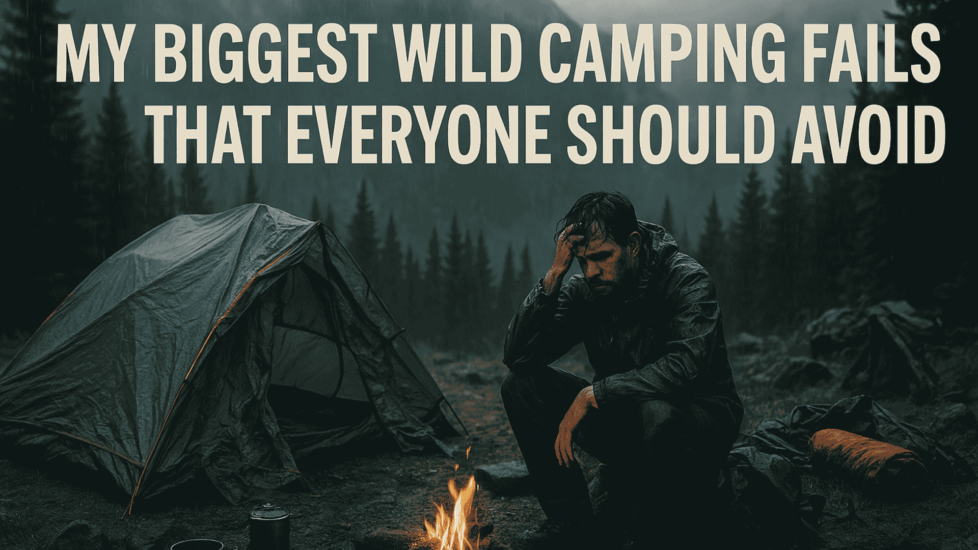 My Biggest Wild Camping Fails that Everyone Should Avoid